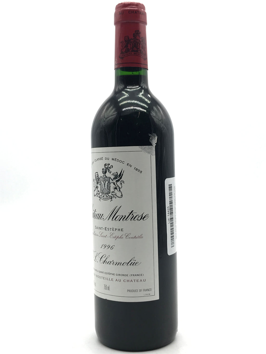 1996 Chateau Montrose, Saint-Estephe, Bottle (750ml) [Nicked Label ...