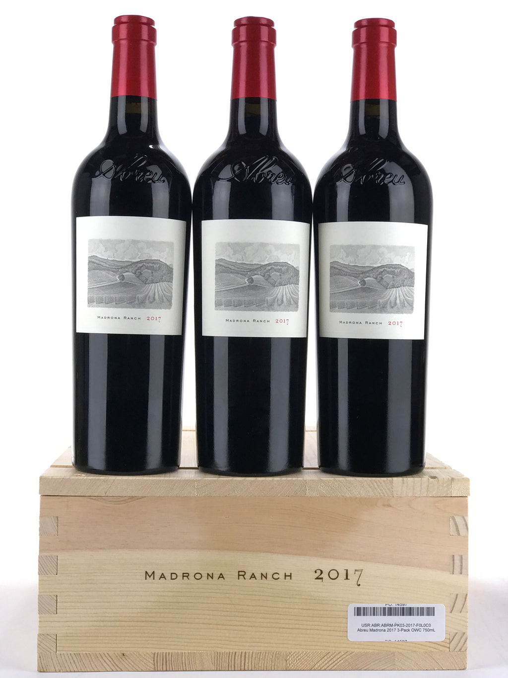 2017 Abreu, Madrona Ranch Cabernet Sauvignon, Napa Valley, Case of 3 B