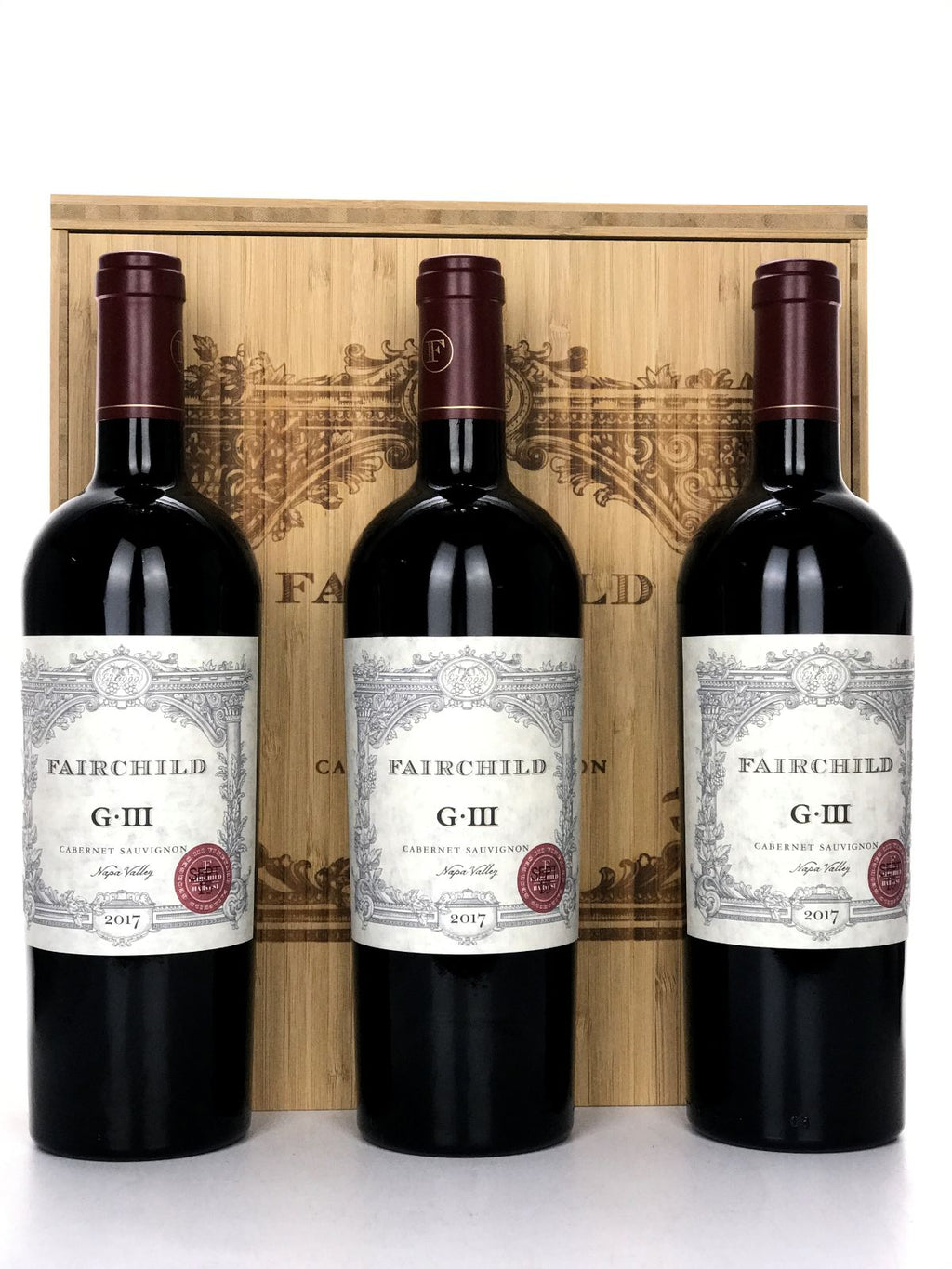 2017 Fairchild, G III Cabernet Sauvignon, Napa Valley, Case of 3 Btls