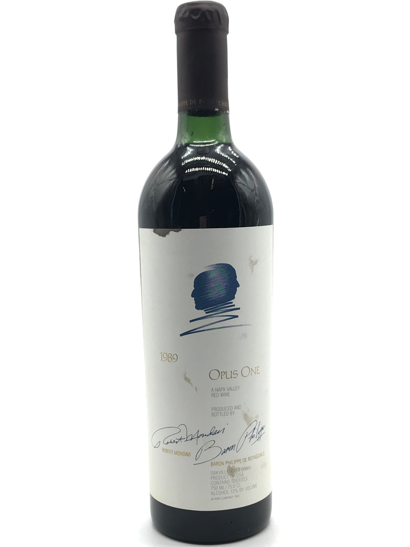 1989 Opus One, Napa Valley, Bottle (750ml) [Slightly Wine Stained Labe