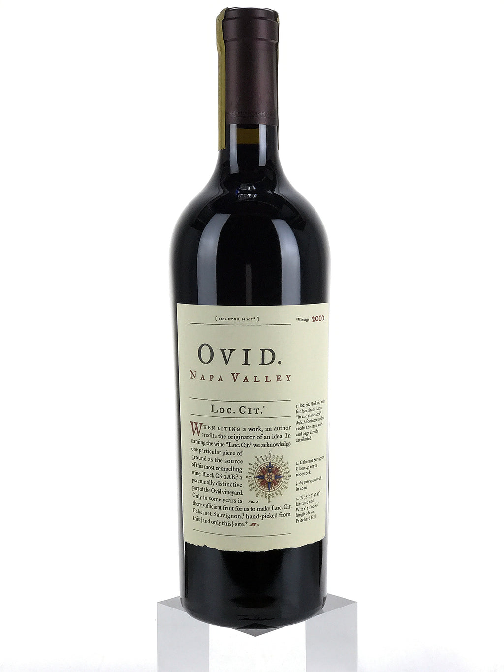 2010 Ovid, Cabernet Sauvignon, Loc Cit, Napa Valley, Bottle (750ml) [O ...