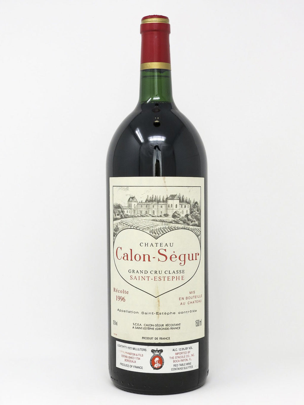 1996 Chateau Calon Segur 3eme Cru Classe, Saint-Estephe