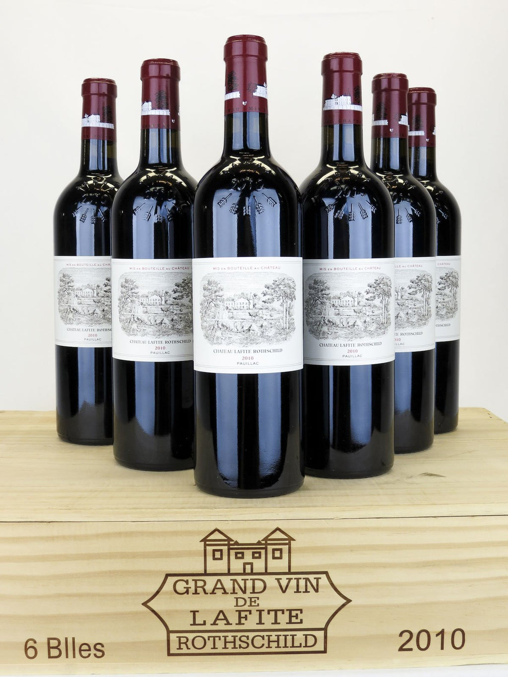 2010 Chateau Lafite Rothschild, Pauillac, Case of 6 btls, [Banded]