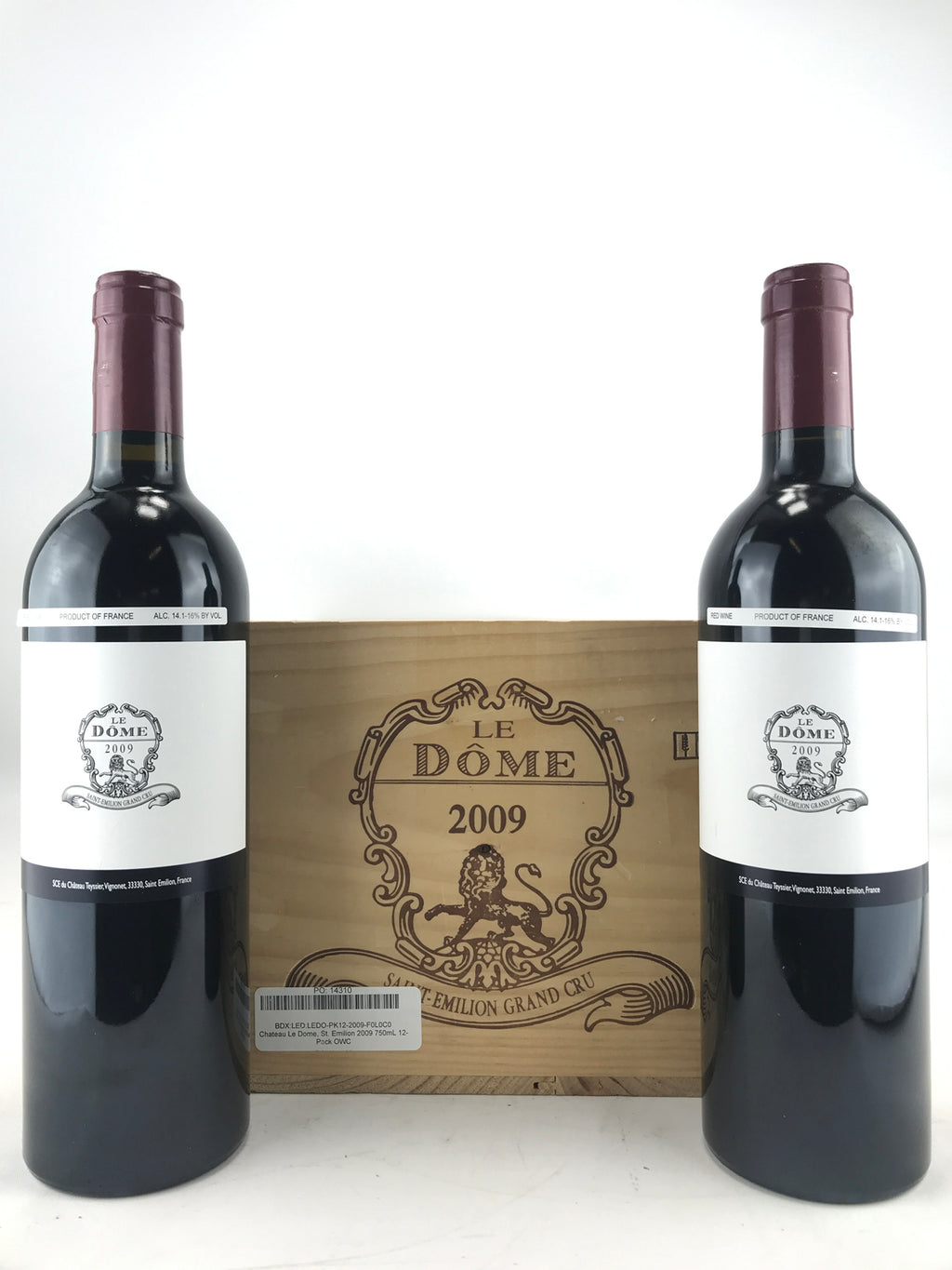 2009 Le Dome, Saint-Emilion, Case of 12 btls