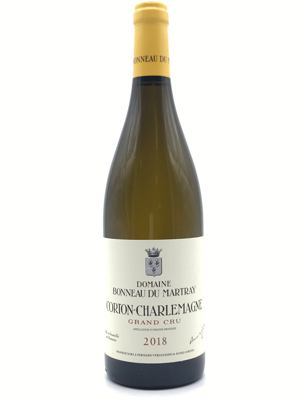 2018 Domaine Bonneau du Martray, Corton-Charlemagne Grand Cru, Bottle
