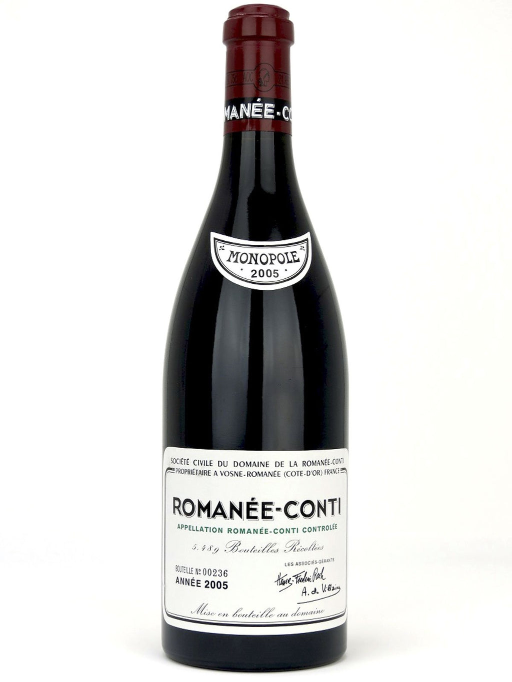 2005 Domaine de la Romanee-Conti, DRC, Romanee-Conti Grand Cru, Bottle