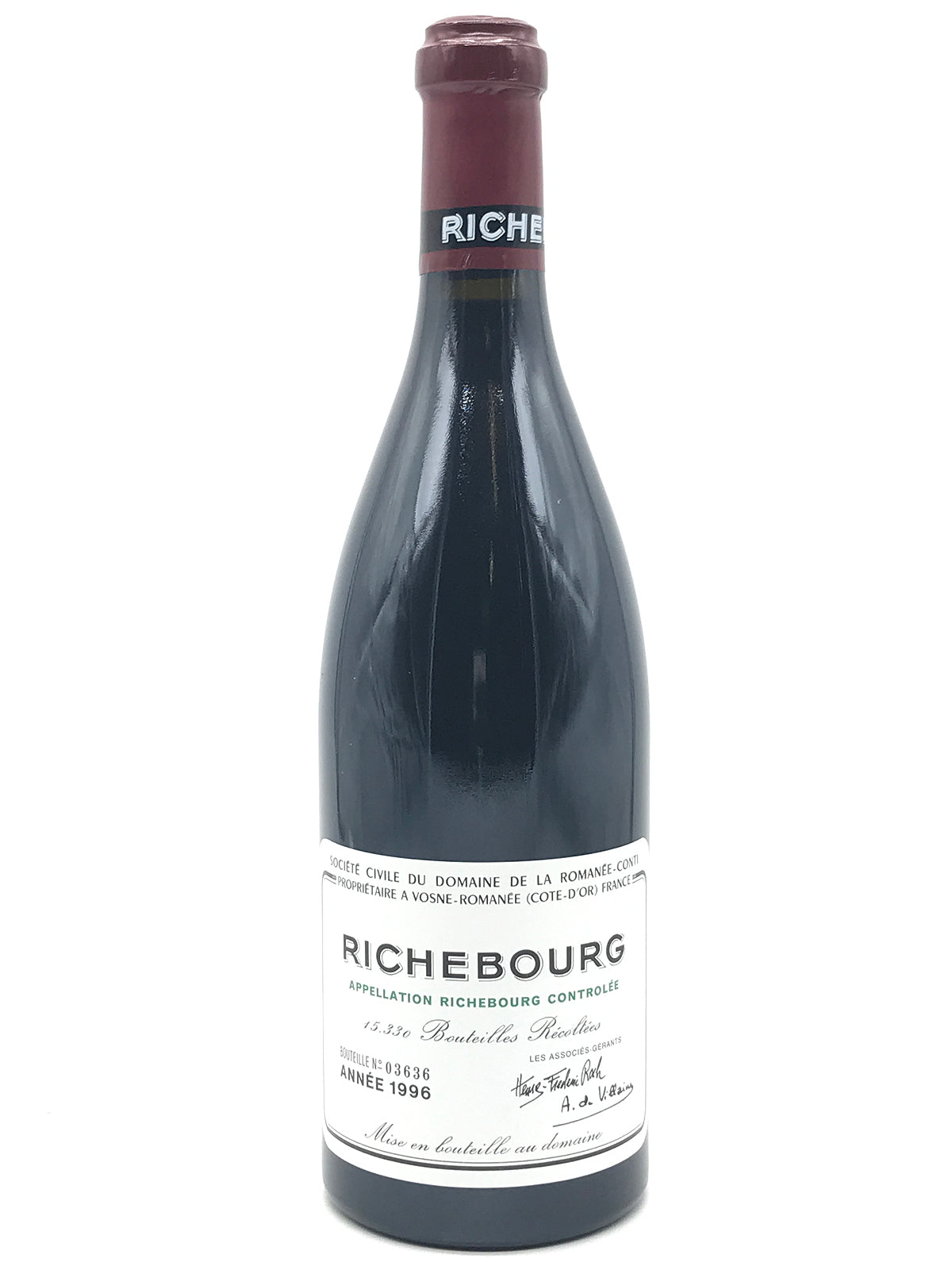 1996 Domaine de la Romanee-Conti, DRC, Richebourg Grand Cru, Bottle (7