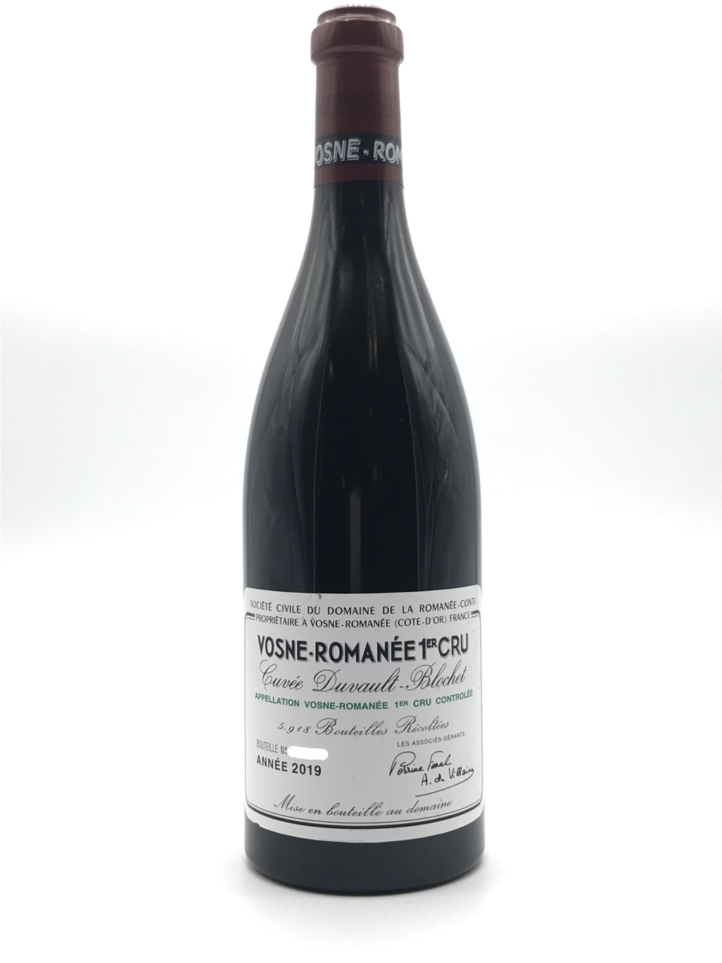 2019 Domaine de la Romanee-Conti, DRC, Vosne-Romanee Premier Cru, Cuve ...