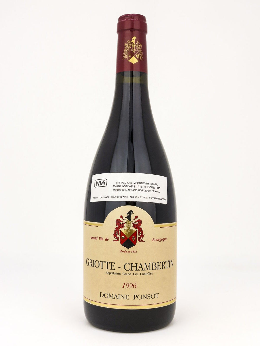 1996 Domaine Ponsot, Griotte-Chambertin Grand Cru, Bottle (750ml)
