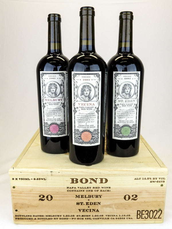 BOND wine | Melbury, Quella, St. Eden, Vecina, Pluribus | Order Online ...